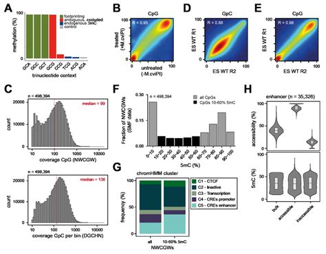 Fig S1 A Nucleotide Contexts Methylated By M CviPI In Vitro