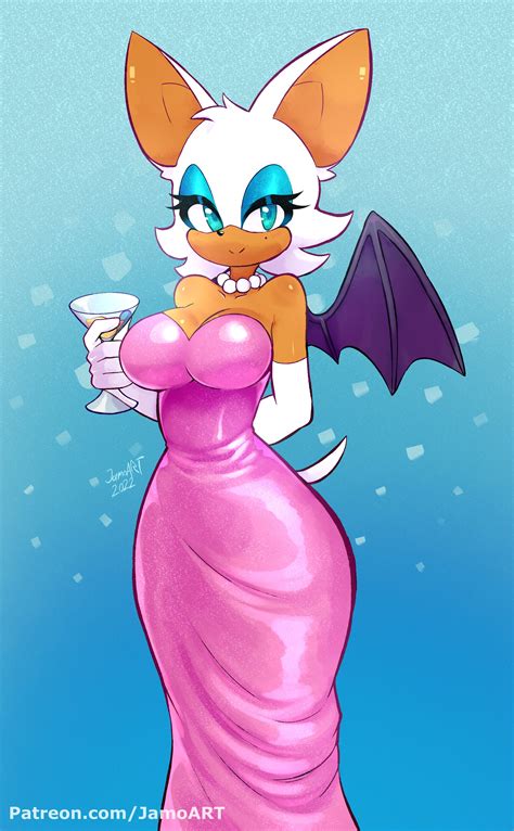 7010 Safe Artistjamoart Artistjamoart Rouge The Bat Busty