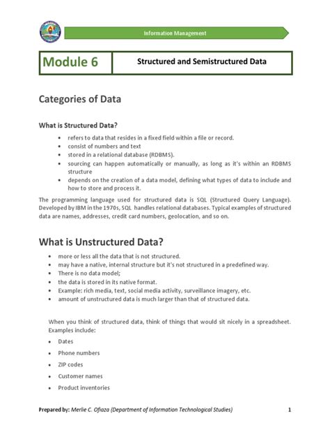 Data Categories Pdf