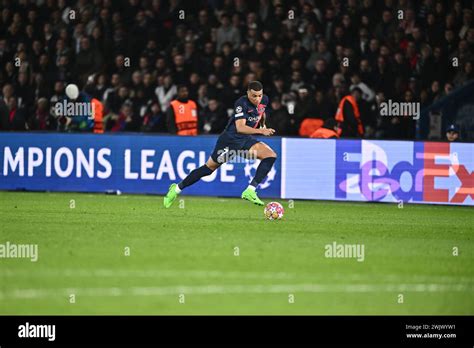 Paris France February Kylian Mbappe Full Length Body In Home Kit