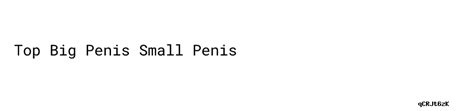Top Big Penis Small Penis Acta Manilana