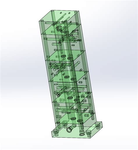 卧式半自动组合机床液压系统及其有关装置设计autocad 2021模型图纸下载 懒石网