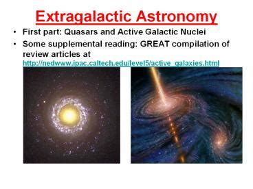 Extragalactic Astronomy Presentation Free To Download