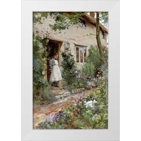 Glendening Alfred Augustus 17x24 White Modern Wood Framed Museum Art
