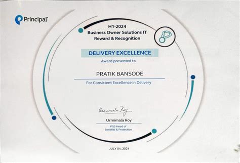 Pratik Bansode On Linkedin Thrilled To Announce That Ive Been Honored With The Delivery