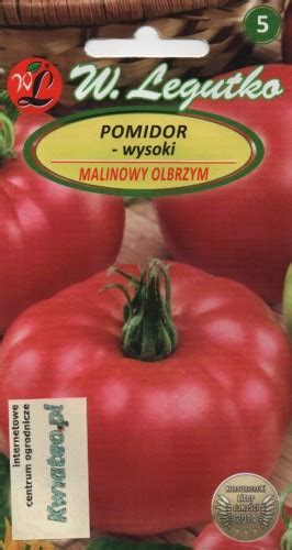 Pomidor Malinowy Olbrzym Nasiona Do Wysiewu Owoce Bardzo Du E Malinowe Rednio P Ny Gruntowy