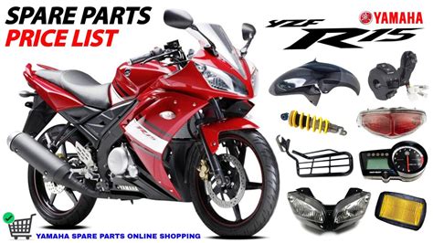 Yamaha R15 Spare Parts Price List ️🔥 Yzf R15 Version 01 Online
