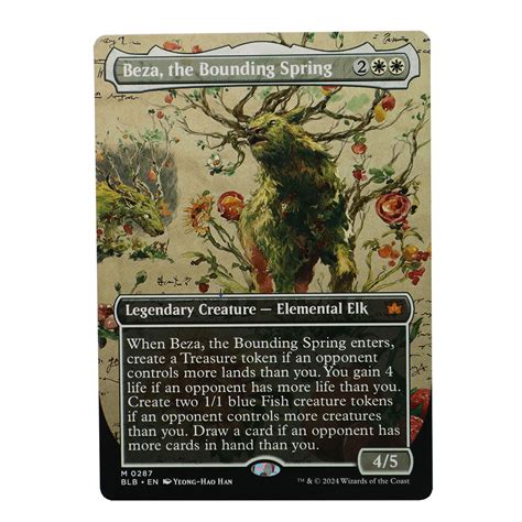 Beza The Bounding Spring 287 Blb Hologram Mtg Proxy Cards From 29