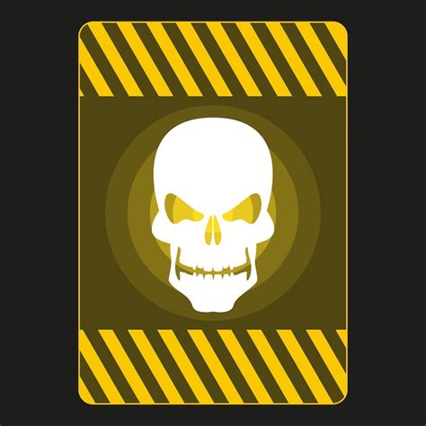 Premium Vector Hazard Interface Window Biohazard Or Radiation Hazard