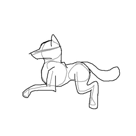 Black Wolf Running 