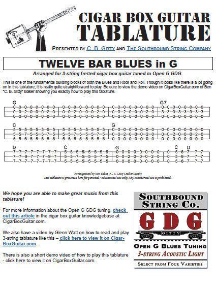 Gdg 3 String Cigar Box Guitar Scales And Chords Artofit