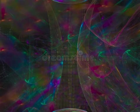 Abstract Fractal Unique Curve Imagination Decoration Fantastic Fantasy