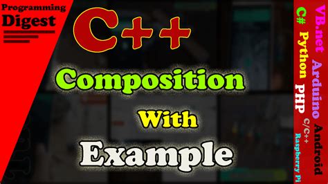 C Composition With Programming Example Programming Digest