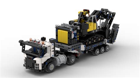 Lego Moc Mini Truck And Excavator By Legoglen Rebrickable Build With Lego