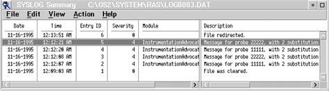 Pdguide Viewing And Analyzing Error Log Entries Edm2
