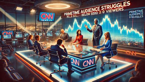 Cnn Struggles In Primetime As Viewership Falls Under Half A Million