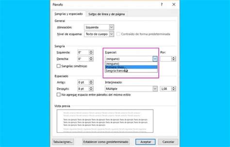 Cómo Poner O Quitar La Sangría En La Primera Linea De Cada Párrafo En Word Ejemplo Mira Cómo