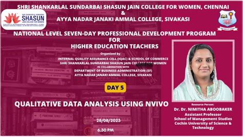 Dr Nimitha Aboobaker On Linkedin Qualitative Nvivo Audionvivo Videonvivo Imagenvivo