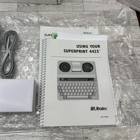 Ultratec Superprint 4425 E Turbo Text To Telephone Printer Tty New Open