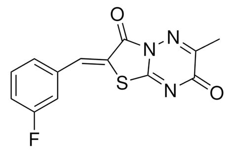 2Z 2 3 FLUOROBENZYLIDENE 6 METHYL 7H 1 3 THIAZOLO 3 2 B 1 2 4