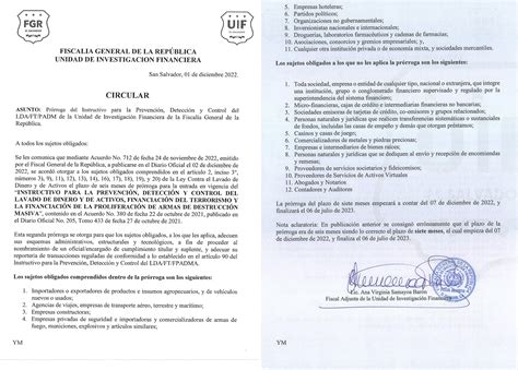 UIF Unidad de Investigación Financiera