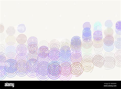 Modern Geometrical Twirl Circle Line Path Or Background Pattern Abstract Vector Illustration