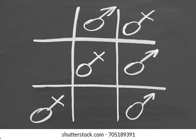 Tic Tac Toe Game Sex Gender Stock Photo Shutterstock