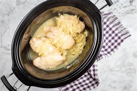 Slow Cooker Lemon Garlic Chicken Recipe Eatingisart