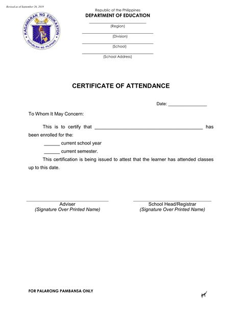 Sample Certificate Of Employment Deped