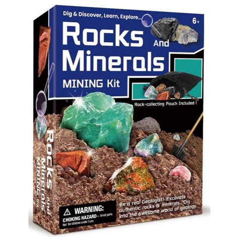 Dig And Discover Rocks And Minerals Mining Kit Toy Brands L Z Caseys Toys