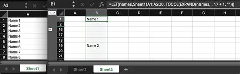 Excel Formula Pulling Data But Placing It With 17 Blank Rows Between