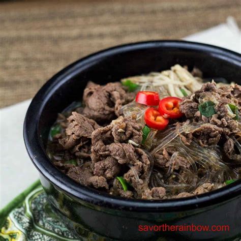 Korean Beef Soup With Glass Noodles Ricomoren