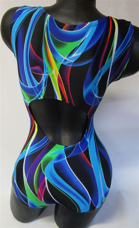 Electric Ribbons Flipflop Leos Gymnastics Leotard