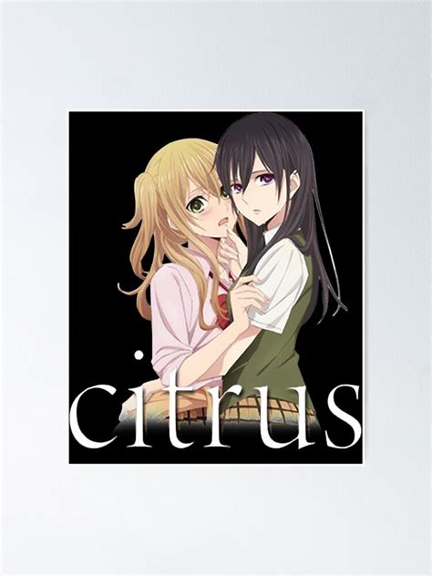 Yuzu X Mei Kiss Citrus Poster For Sale By Floorejan Redbubble