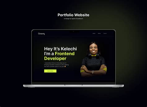 developer portfolio website design ux ui images behance