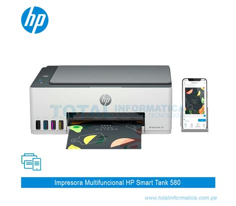 Impresora Mfp Hp Smart Tank 580 Wifi Usb Bluetooth