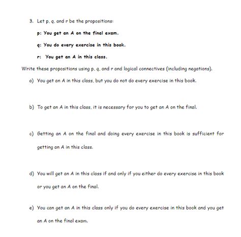 Solved 3 Let P Q And R Be The Propositions P You Get An Chegg Com