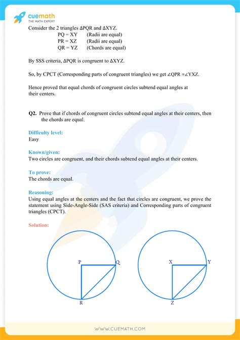 Ncert Solutions Class 9 Maths Chapter 10 Circles Download Free Pdf