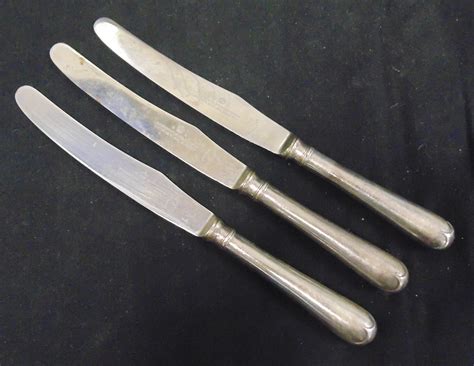 3 Table Knives Harrison Bro Howson Alpha Smolle S A Trading Mart