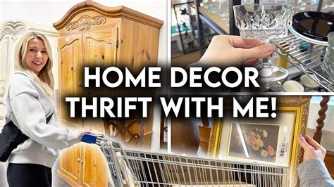 Home Decor Must Haves On A Budget Thrift With Me Haul Youtube