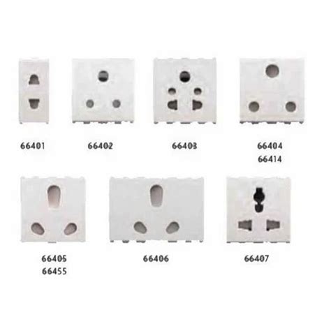 Anchor Roma 6a 1 Module 2 Pin White Uro Socket 66401 Pack Of 20 At ₹ 2240 00 2 Pin Socket