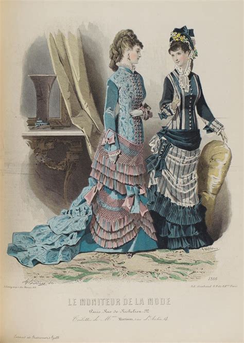 Le Moniteur De La Mode 1876 Victorian Fashion Victorian Era Fashion