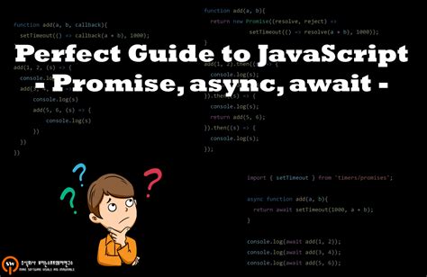 Javascript 비동기 프로그래밍 완벽 가이드 Promise Await Async 강의 질문 And 답변 인프런