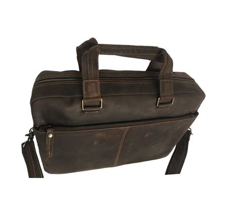 Exclusive 10l Genuine Leather Laptop Bag Makro