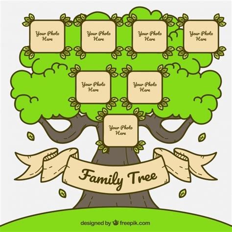 Árbol genealógico en estilo vintage vect Free Vector Freepik fr Arbol genealogico para