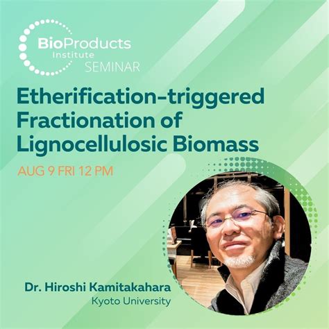Ubc Bioproducts Institute On Linkedin Etherification Lignocellulosic Biomass Cellulose Lignin