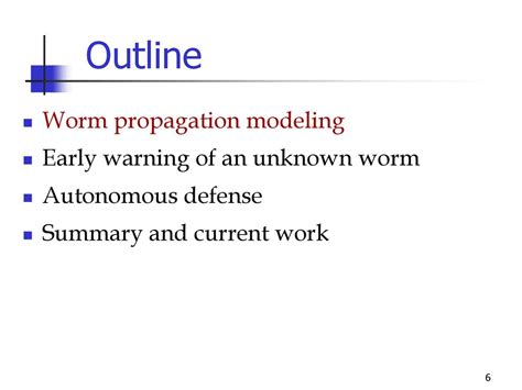 Modeling Early Detection And Mitigation Of Internet Worm Attacks