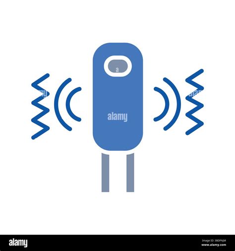 Vibration Sensor Color Flat Icon For Digital And Print Projects Minimal Clean Icons For Apps