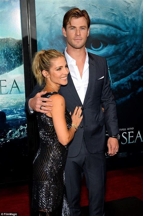 Elsa Pataky Sports Sheer Low Cut Lbd For Intheheartofthesea Premiere