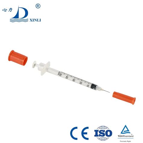 Insuline Syringe Safety Disposable U100 29g 30g 31g 05ml 1ml Insulin